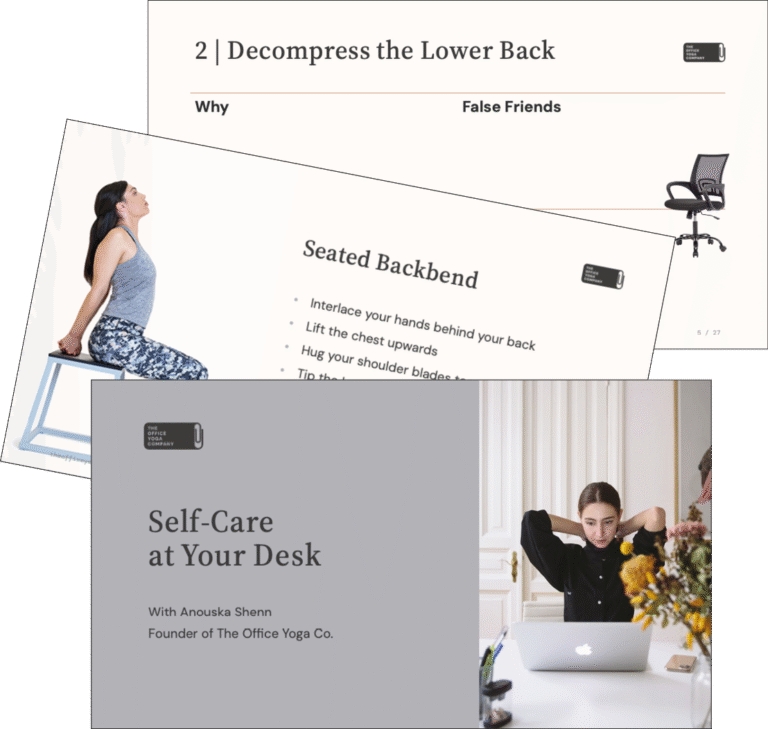 Desk Yoga Workshops | The Office Yoga Company